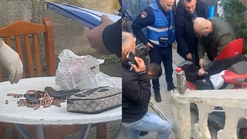 Kapet me armë 14 vjeçari në Vlorë, e kishte fshehur në një motor pranë ... Kapet me armë 14 vjeçari në Vlorë, e kishte fshehur në një motor pranë ...